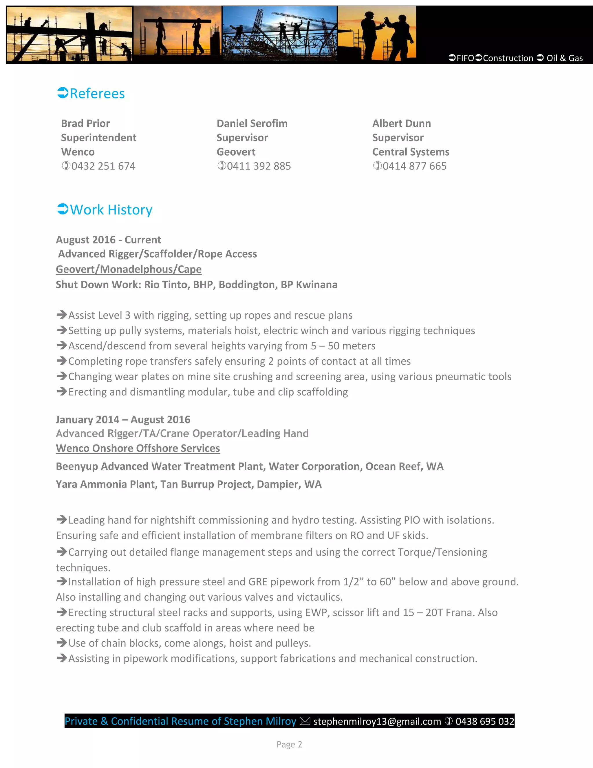 Stephen Milroy_Resume | PDF