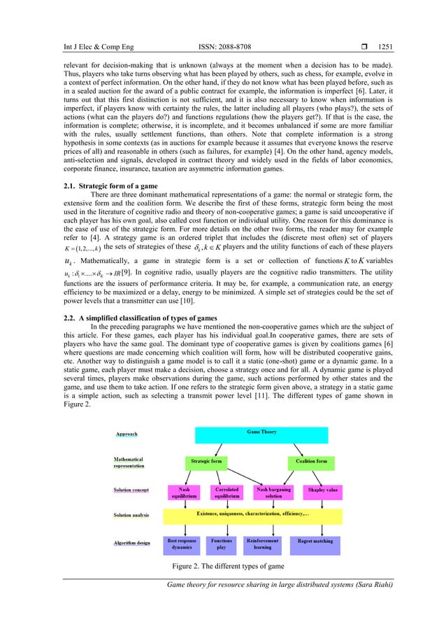 Game theory for resource sharing in large distributed systems | PDF