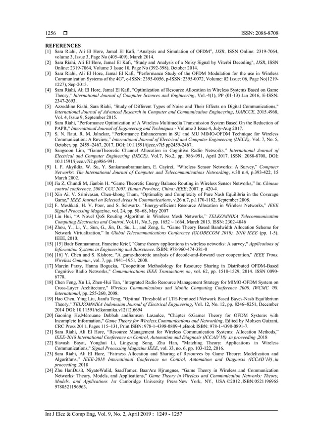 Game theory for resource sharing in large distributed systems | PDF