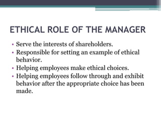 5810 ETHICAL ISSUES AT THE TOP MANAGEMENT (1).pptx | Executive ...