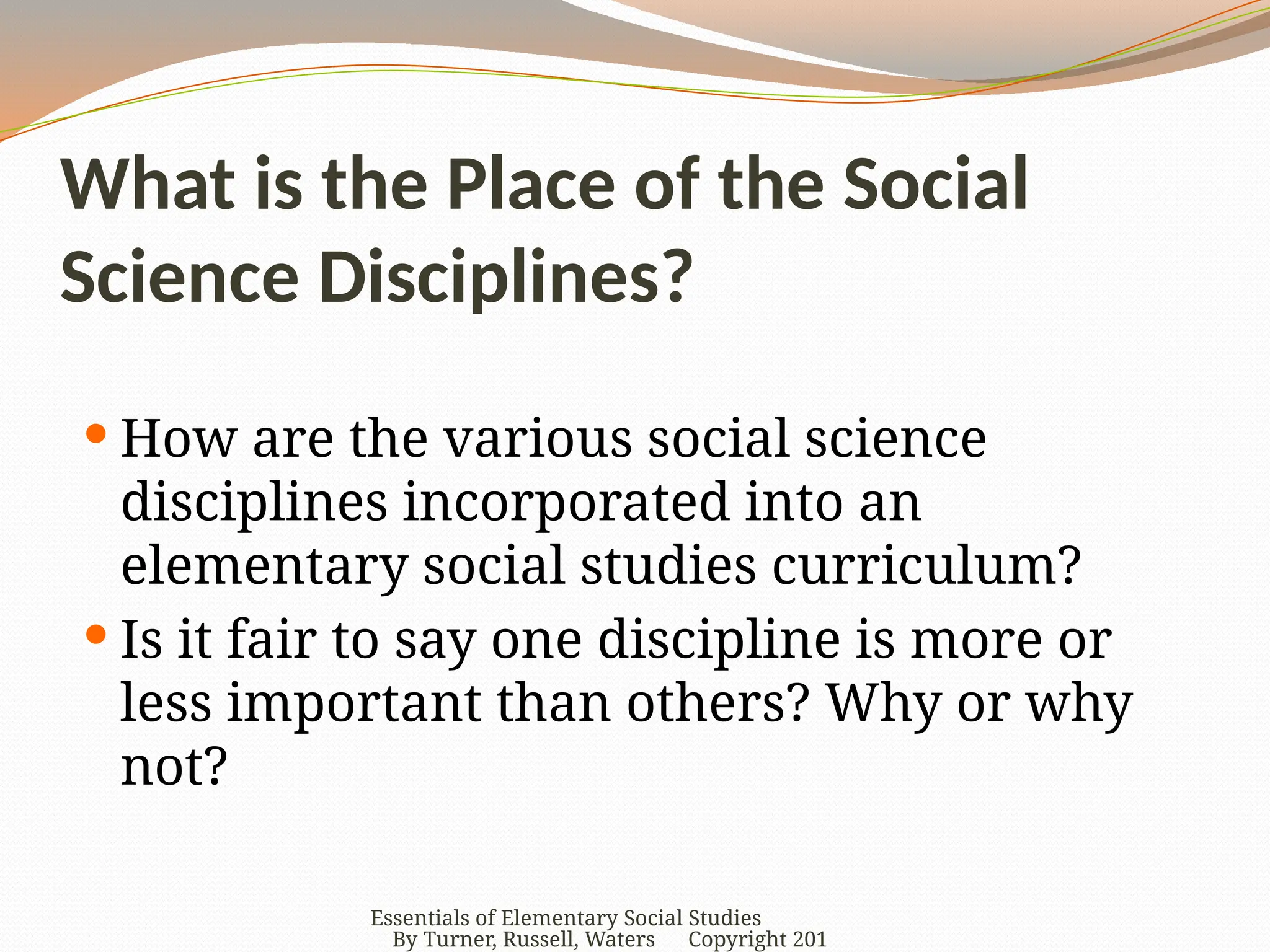Elementary Social Studies - Chapter 2 PPT | PPT