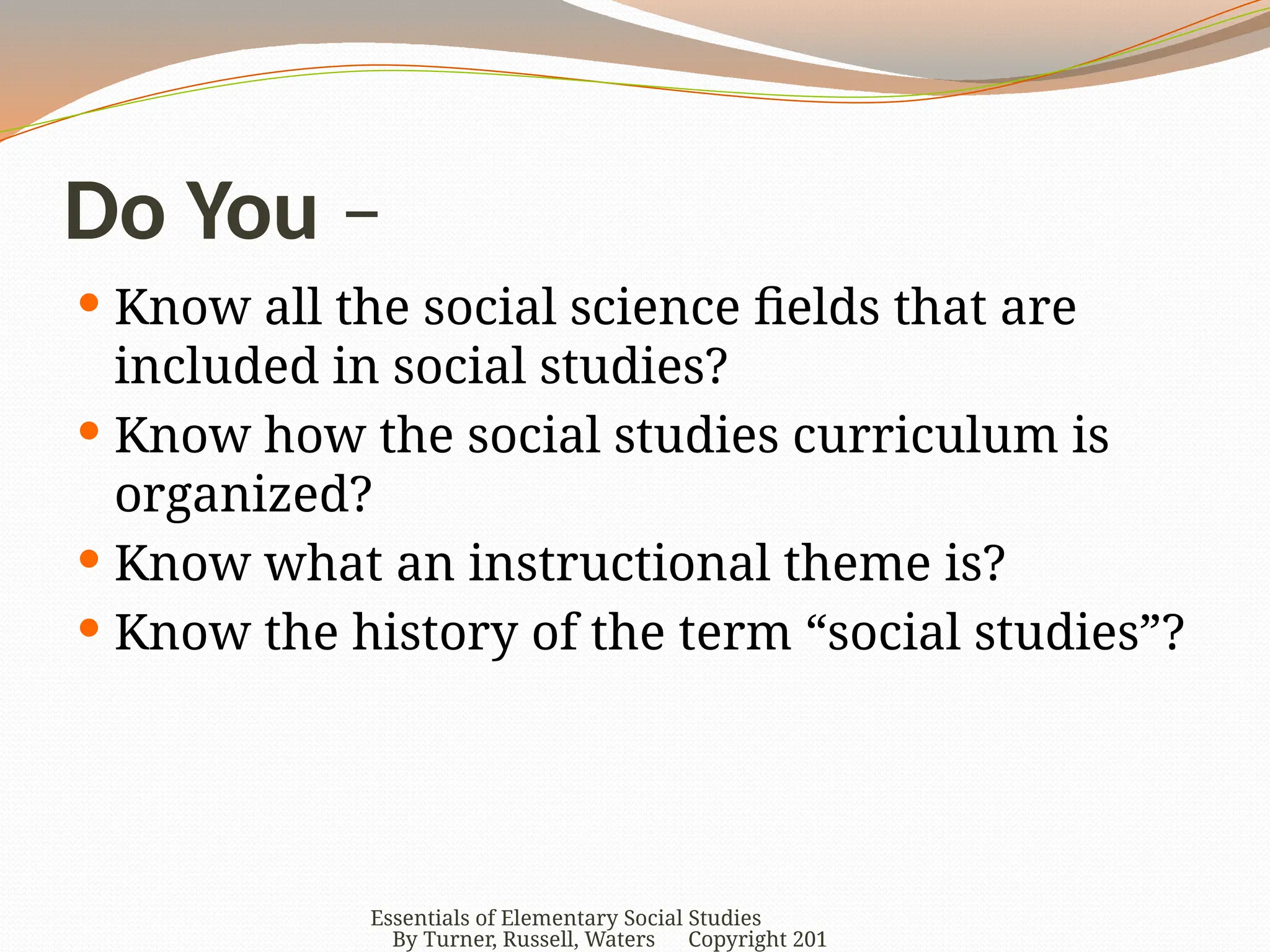 Elementary Social Studies - Chapter 2 PPT | PPT
