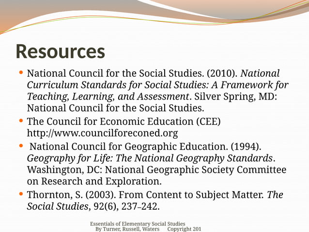 Elementary Social Studies - Chapter 2 PPT | PPT