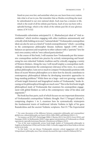 Swami Vivekananda's Vedāntic Cosmopolitanism Swami Medhananda | PDF