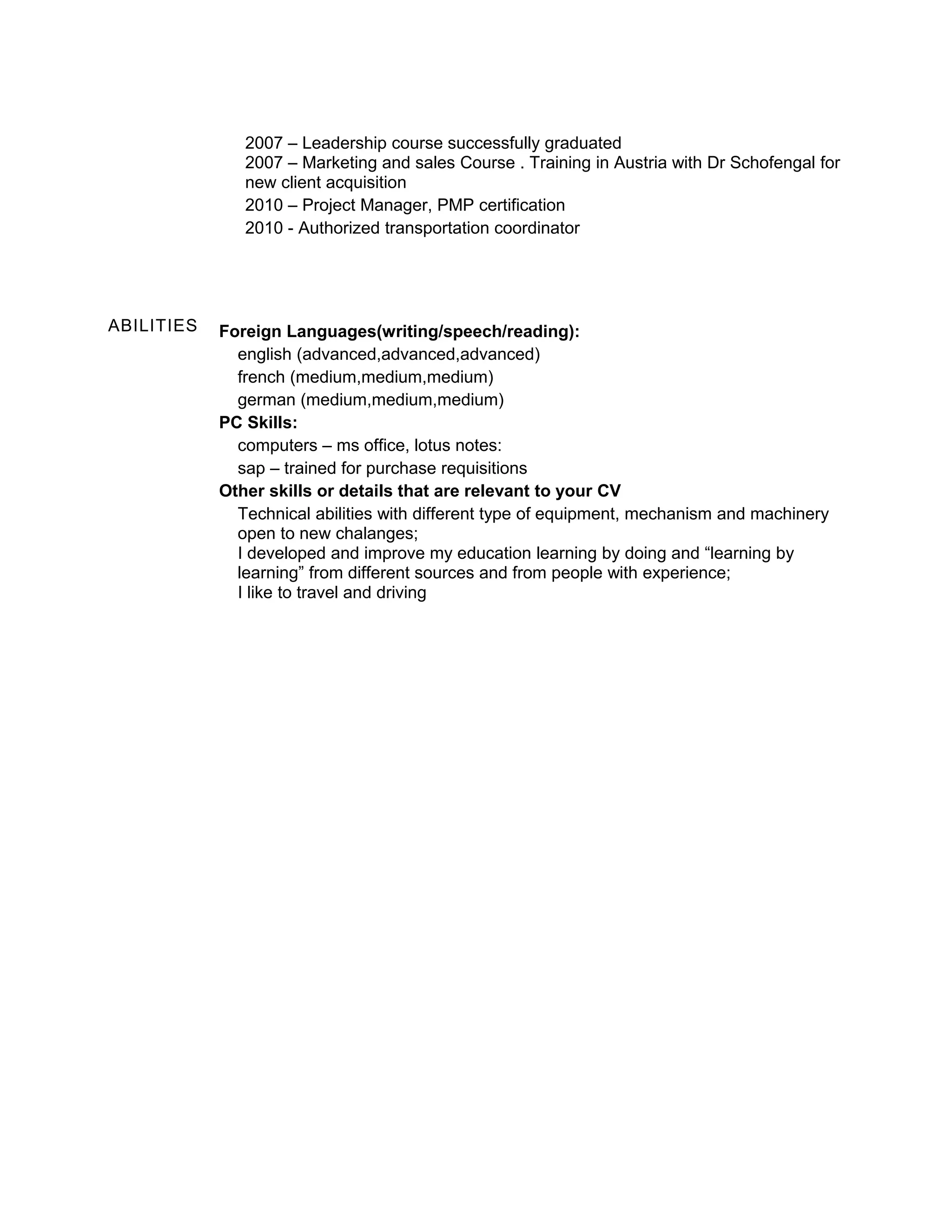 CV Marius Bica 2015 | DOC