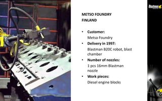 Blastman Foundry References | PPT