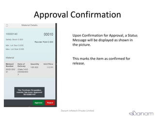 Approval SAPUI5 Applications for Purchase Order and Purchase Requisition | PPTX