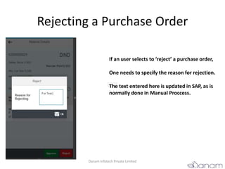 Approval SAPUI5 Applications for Purchase Order and Purchase ...