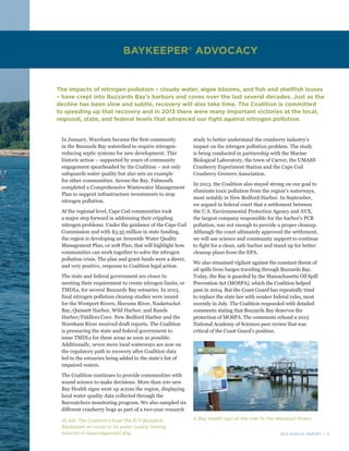 Buzzards Bay Coalition 2013 Annual Report | PDF