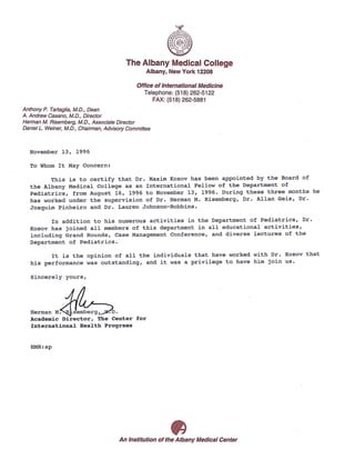 letter from AMC | PDF