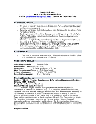Santhi_Resume | PDF