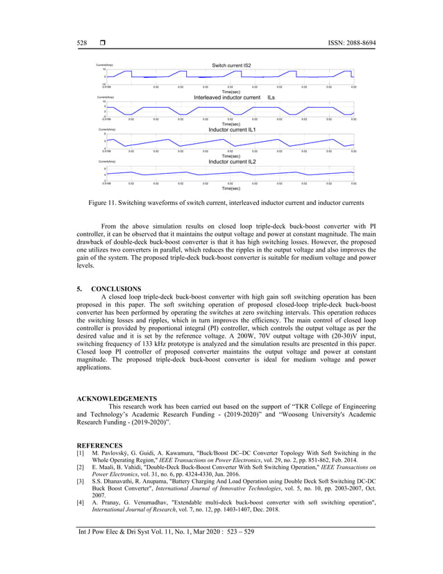 Design and operation of closed-loop triple-deck buck-boost converter ...