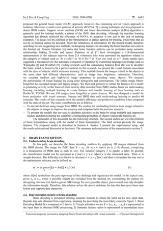 Functional magnetic resonance imaging-based brain decoding with visual semantic model | PDF