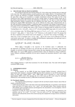 Functional magnetic resonance imaging-based brain decoding with visual semantic model | PDF
