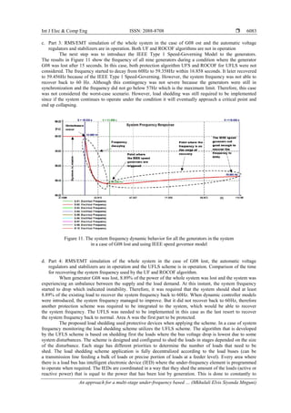 An approach for a multi-stage under-frequency based load shedding scheme for a power system ...