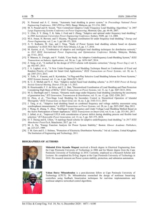 An approach for a multi-stage under-frequency based load shedding scheme for a power system ...