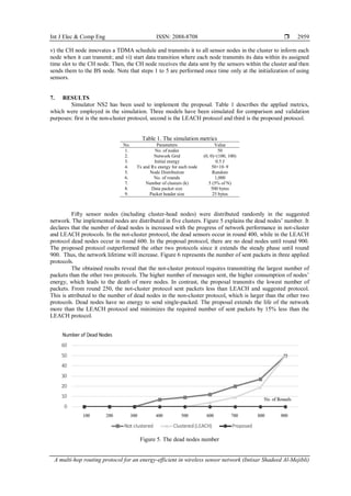A multi-hop routing protocol for an energy-efficient in wireless sensor ...