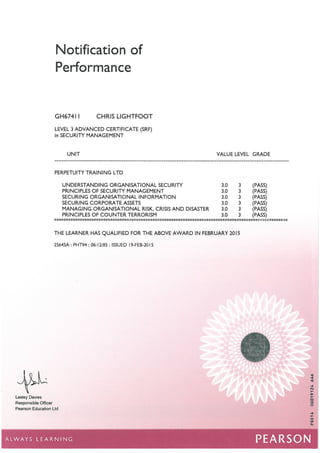 BTEC Level 3 Certificate | PDF