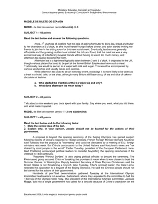 58295526 limba-engleza-proba-orala-subiecte-si-variante | PDF