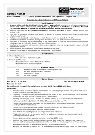 Resume-Gaurav | PDF