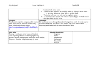 Lesson Plan FT 1 | PPT