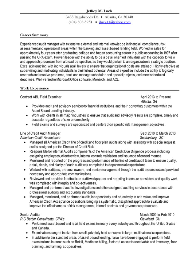 Luck Resume | PDF
