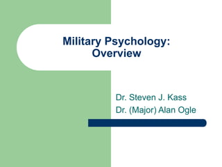 5830162.ppt military psychology for educational purpose | PPT