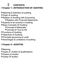 58324715 project-on-auditing | PPT