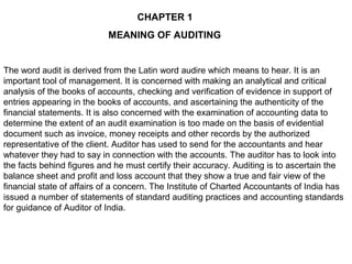 58324715 project-on-auditing | PPT