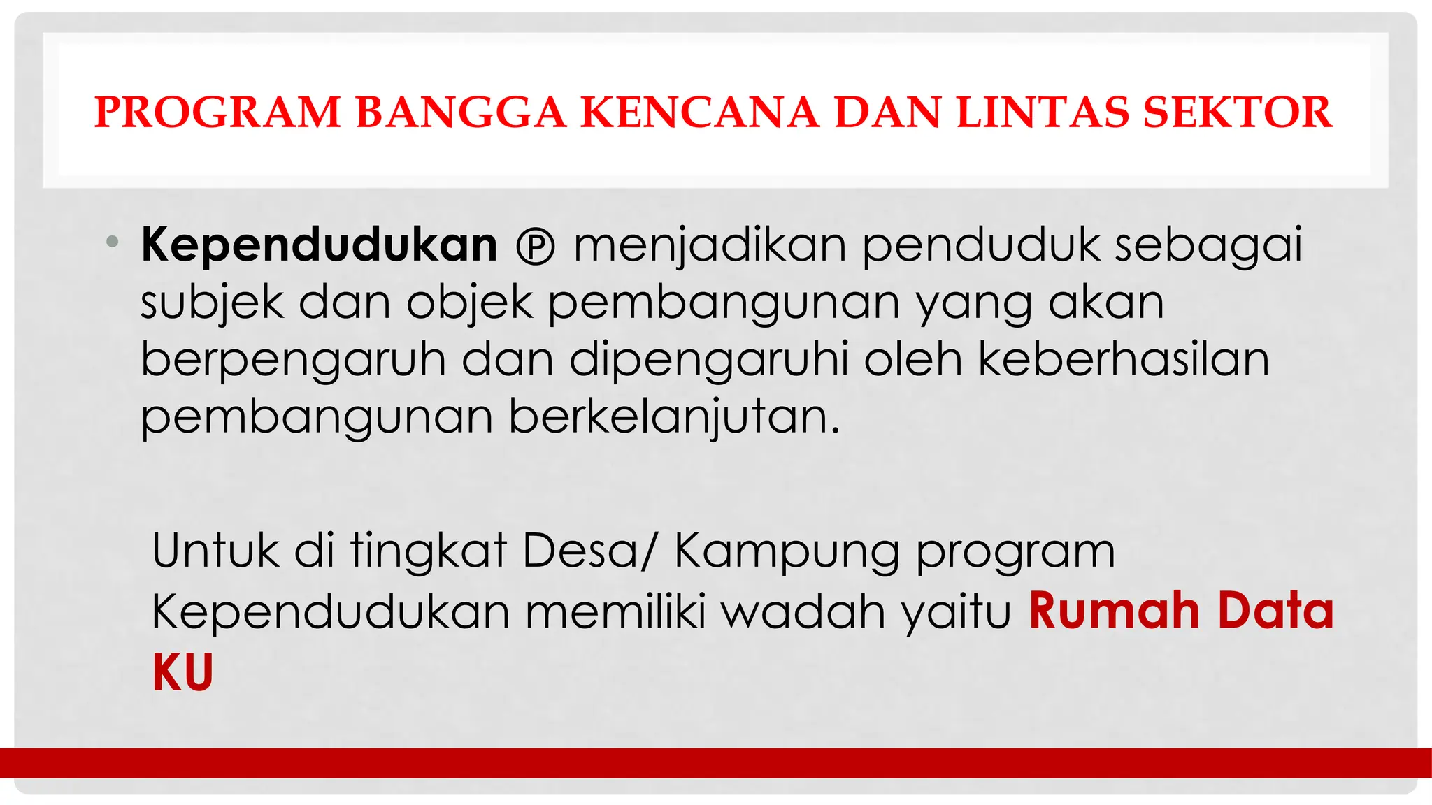 MATERI KAMPUNG KB PEMBEKALAN POKJA KAMPUNG KB | PPTX