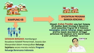 MATERI KAMPUNG KB PEMBEKALAN POKJA KAMPUNG KB | PPTX