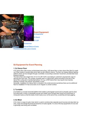 58369831 event-management-study-material | PDF