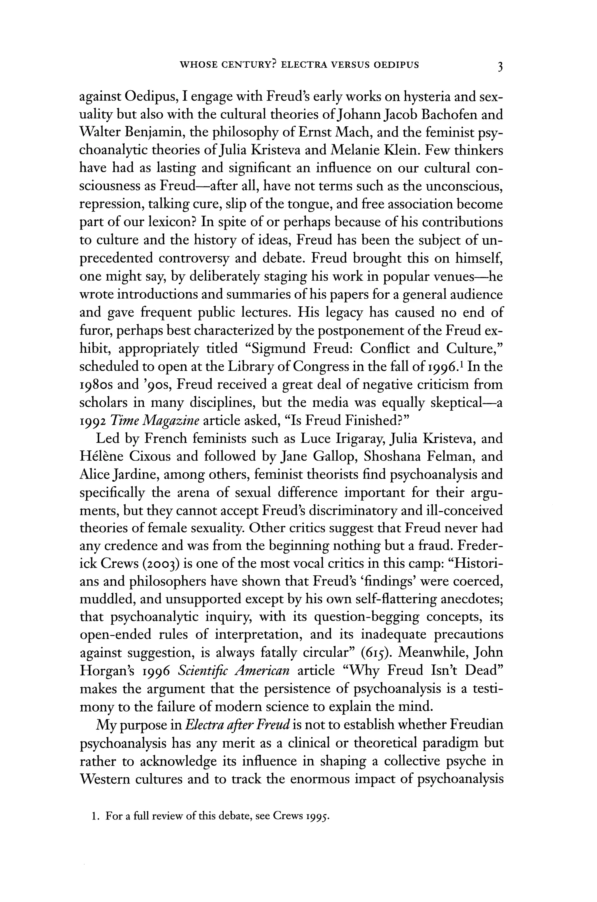 Electra After Freud Myth And Culture Jill Scott | PDF