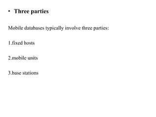 Mobile database security threats | PPTX
