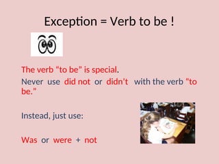 Simple past tense of verb power point presentation | PPT
