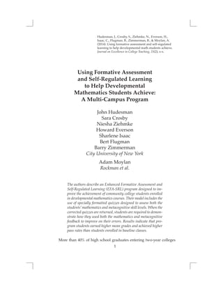 article 041114 | PDF | Educational Assessment | Education