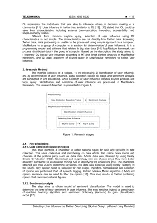 Selecting User Influence on Twitter Data Using Skyline Query under MapReduce Framework | PDF