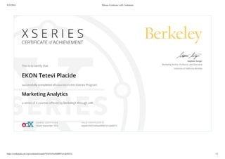 XSeries Certificate _ edX Credentials | PPT