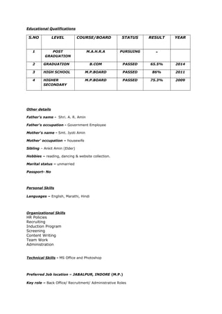 Jyotsna Resume Updated | PDF