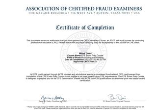 Cfe course completion | PDF | Education