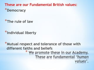 British values plus pics (3) | PPTX