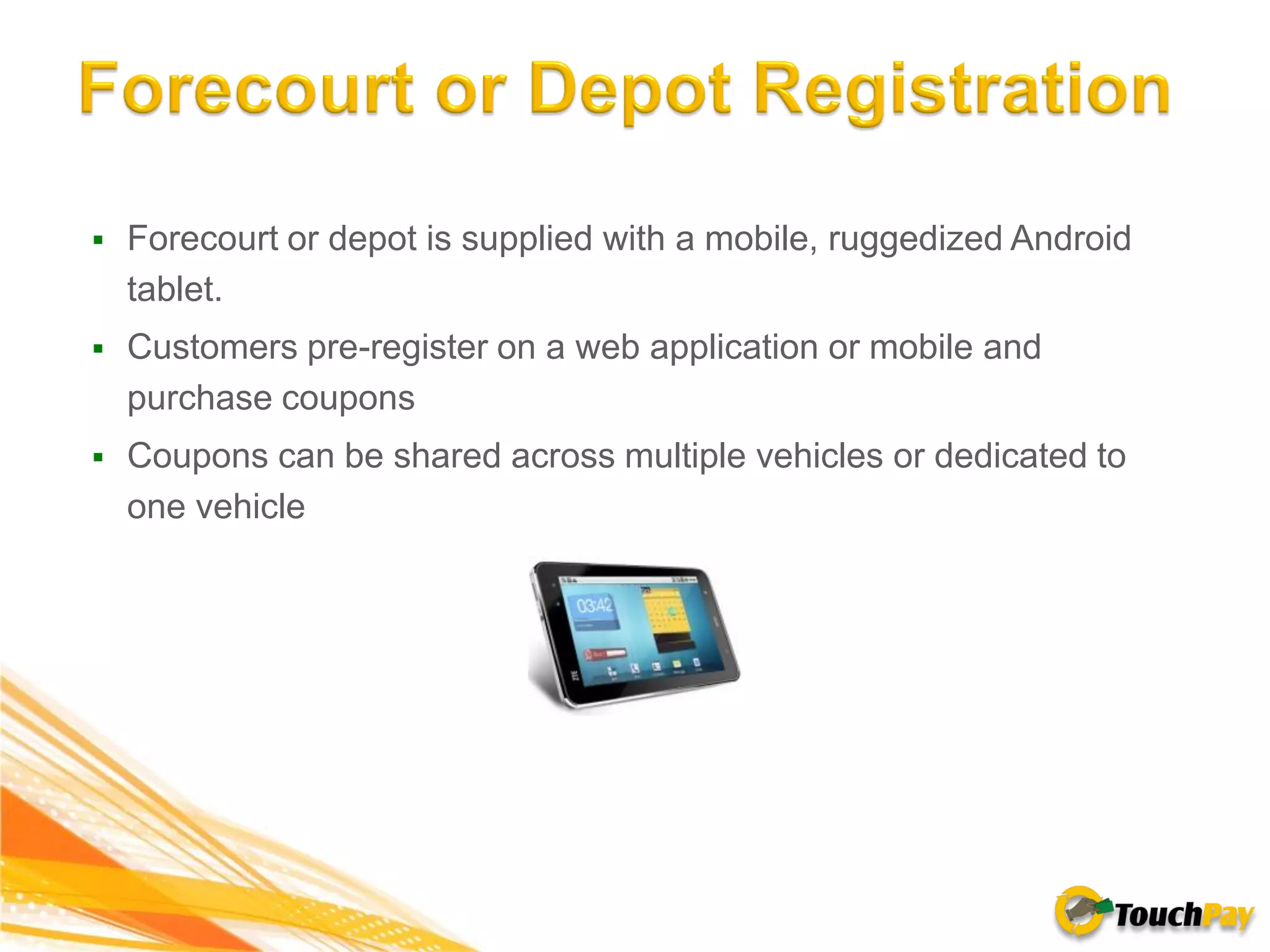 TouchPay Fuel Payments Overview | PPT