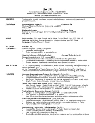 Resume_JiaLIU | PDF