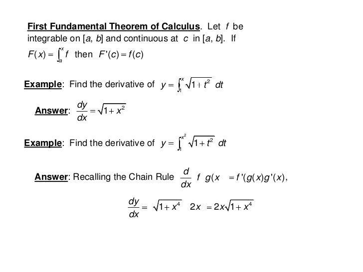 584 fundamental theorem of calculus