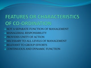 CO-ORDINATION | PPTX