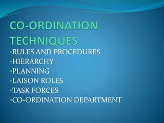 CO-ORDINATION | PPTX