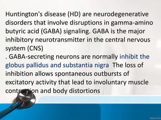 Huntington's Disease | PPTX