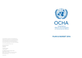 OCHAin2016.FINAL | PDF