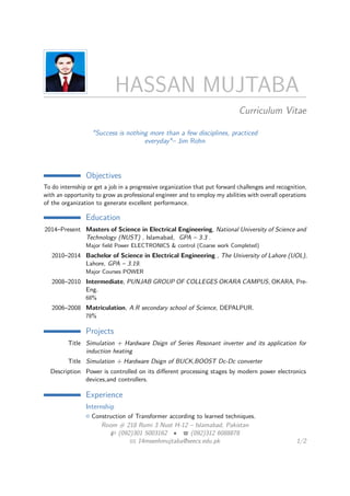 cv hassan | PDF
