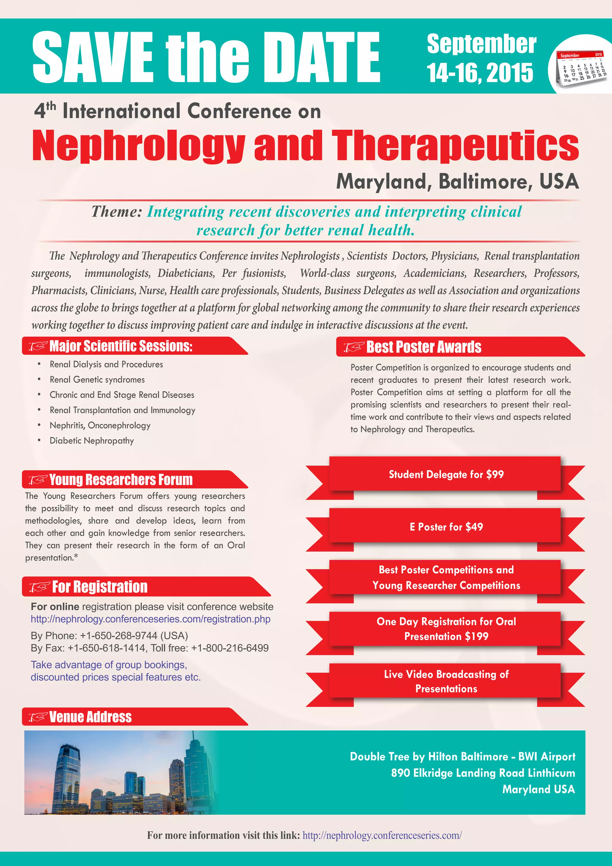 Nephro-2015_A4 Brochure | PDF | Medical Health